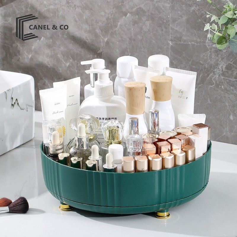 Jual Rak Penyimpanan Berputar 360 derajat Rak/Rak Kosmetik/Bumbu Dapur ...