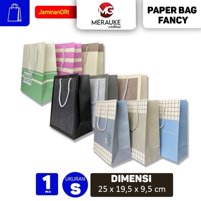 Jual Paper Bag / Tas Tali / Goodie Bag SZ7001 Ukuran S | Shopee Indonesia