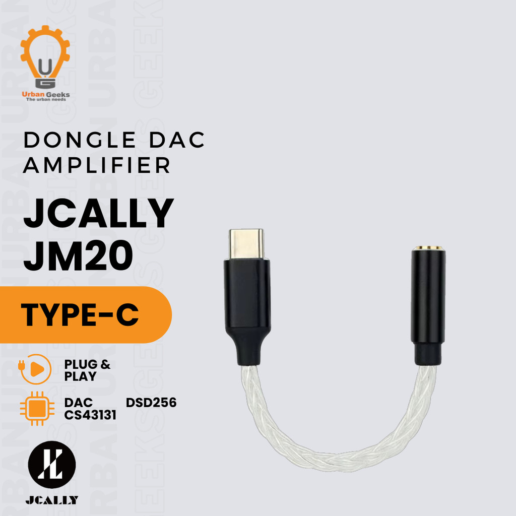 Jual JCALLY JM20 USB-C to 3.5mm DAC Amplifier Adapter with CS43131 ...