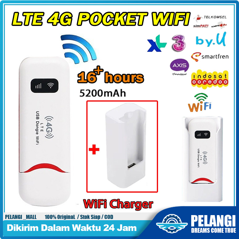 Jual Modem WIFI USB 4G Dukungan Semua Operator Kartu SIM 150 Mbps Modem ...
