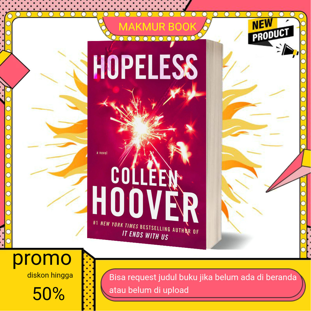 Jual Buku Hopeless (Hopeless, #1) by Colleen Hoover (English) | Shopee ...