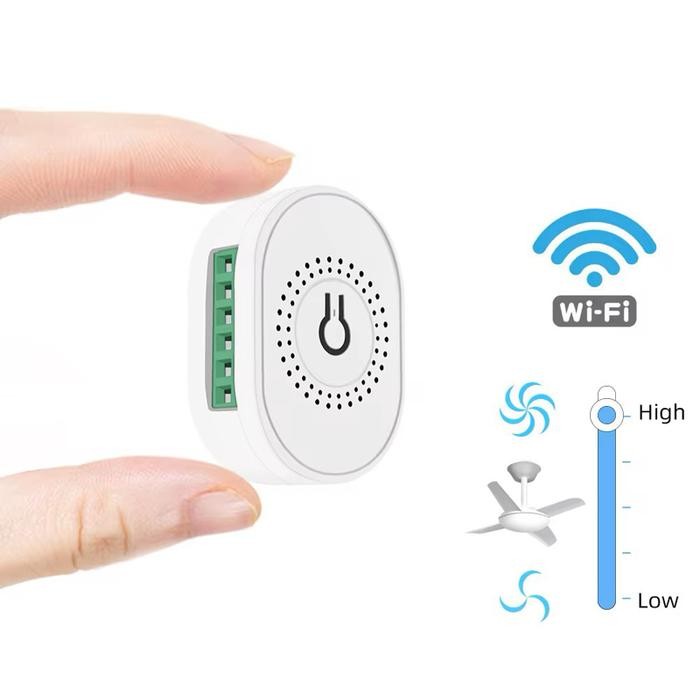 Jual MORE Modul Pintar Kipas Angin Tuya DIY Mini Fan Switch Module WiFi ...