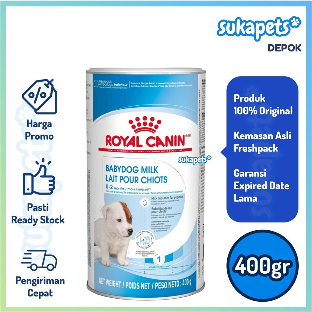 Jual Royal Canin Baby Dog Milk Susu Bayi Anjing 400gr | Shopee Indonesia