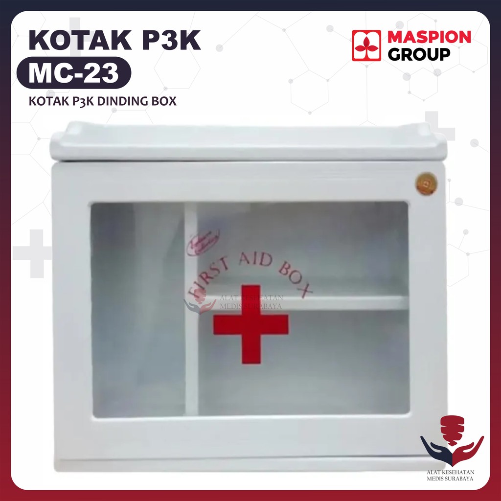 Jual Maspion MC-23 First Aid Box PPPK Kotak Obat P3K Gantung Dinding ...