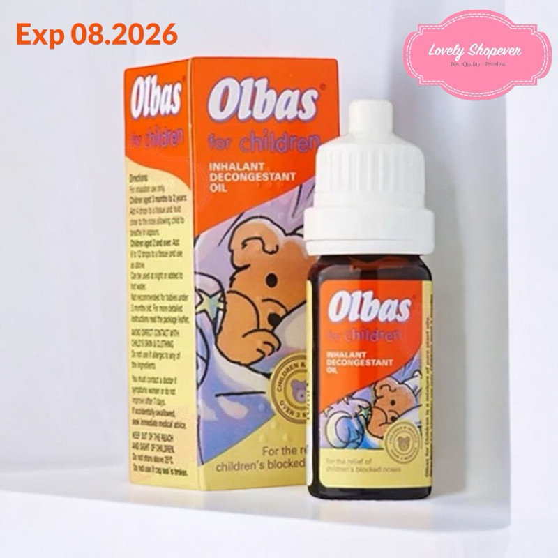 Jual Olbas Oil For Baby and Children Inhalant Decongestant Oil 12 ML ...