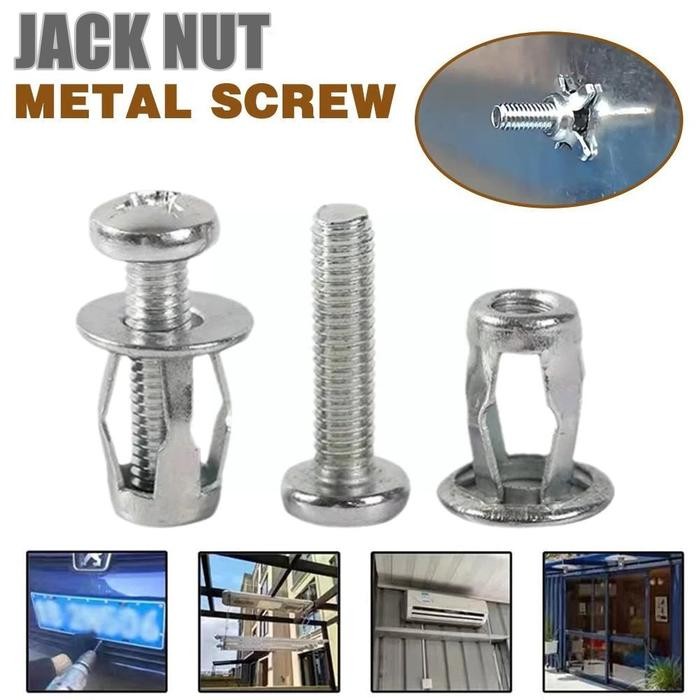 Jual JACK NUT sekrup SELF LOCKING rivet nut baut skrup tanpa mur ...