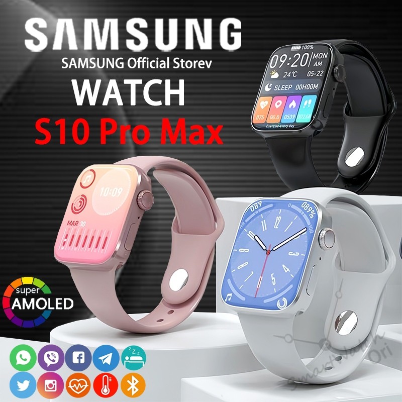 Jual [Cod] 2025 New Samsung SmartWatch S10 Pro Max Wanita Pria Tahan ...