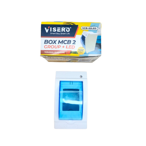 Jual Box MCB Visero Isi 2 Cover / Box MCB 2 Group / Box MCB Isi 2 ...