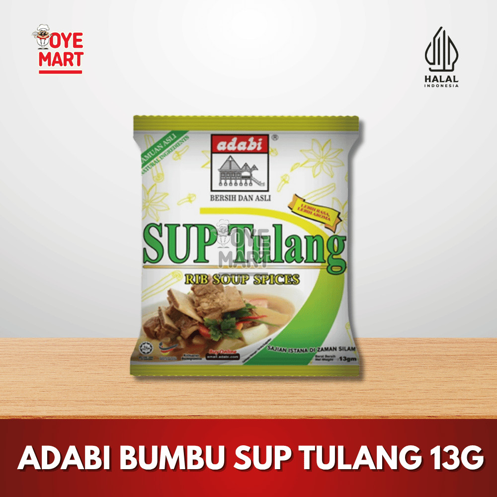 Jual ADABI BUMBU SUP TULANG 13G / BUMBU UNTUK SOP TULANG | Shopee Indonesia