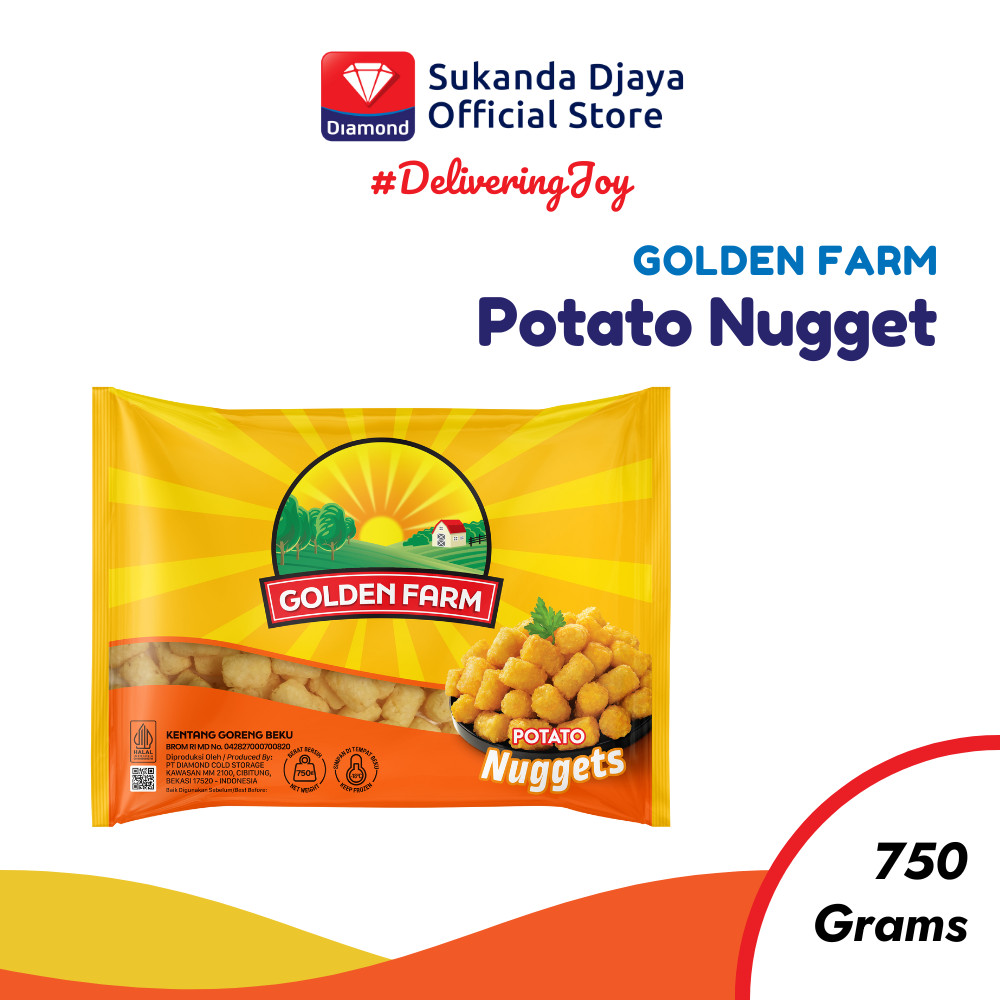 Jual Golden Farm Kentang Beku Potato Nugget 750 Gr | Shopee Indonesia