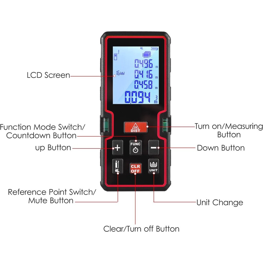 Jual G7 Meter Range Finder Meteran Laser Digital Electronic Accuracy ...