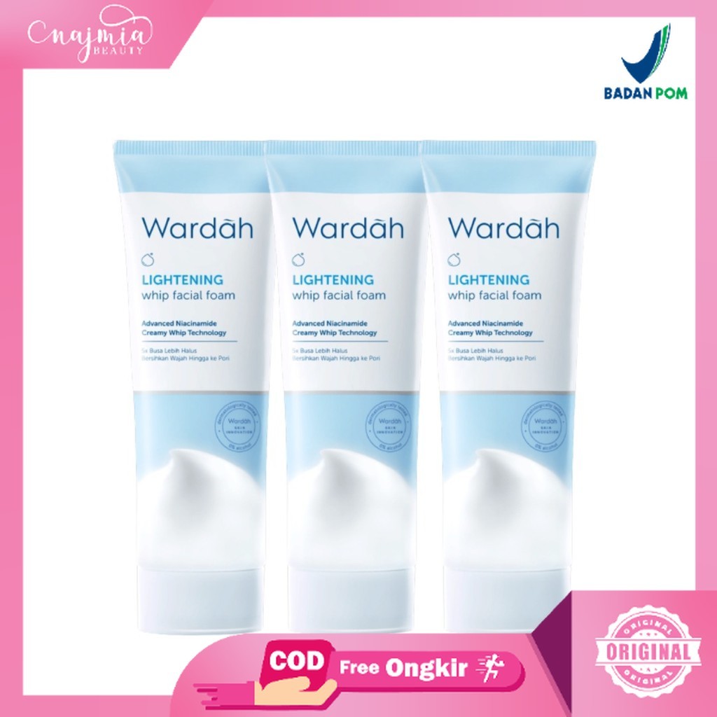 Jual Najmia (Beli 2 lbh murah) Wardah Lightening Whip Facial Foam ...