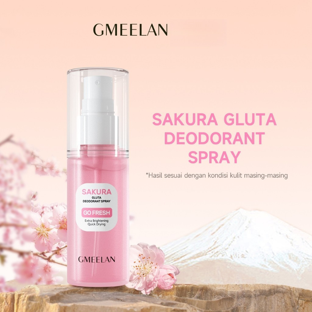 Jual Sakura Gluta Deodorant Spray 50ml Antiperspiran cepat Sterilisasi ...
