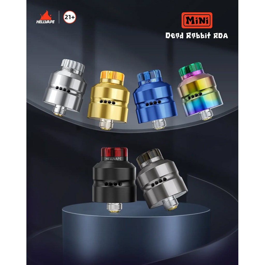Jual RDA Dead Rabbit Mini by Hellvape Single Coil 20mm With Ring 22mm ...