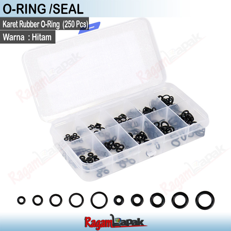 Jual Karet Rubber O Ring Seal Gasket O-Ring 250Pcs | Shopee Indonesia