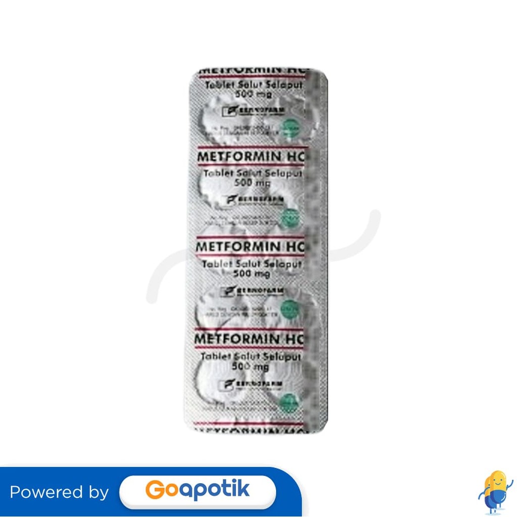 Jual Metformin Bernofarm 500 Mg Strip 10 Tablet | Shopee Indonesia