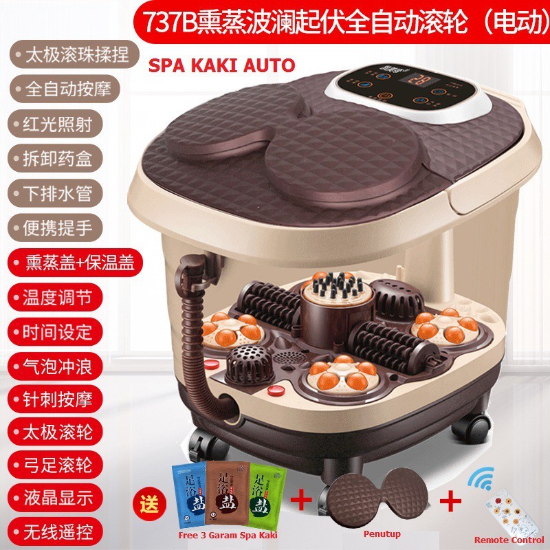 Jual Foot Spa Rendam Kaki Massager dengan Roller Bubbler Refleksi Kaki ...
