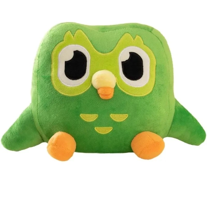 Jual Green Duolingo Owl Plush Toy Duo Plushie Of Duo The Owl Cartoon ...