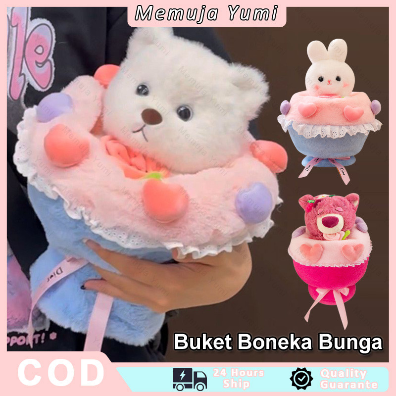 Jual Buket Bunga Boneka Edisi Khusus / Buket Bunga Boneka / Buket Bunga ...