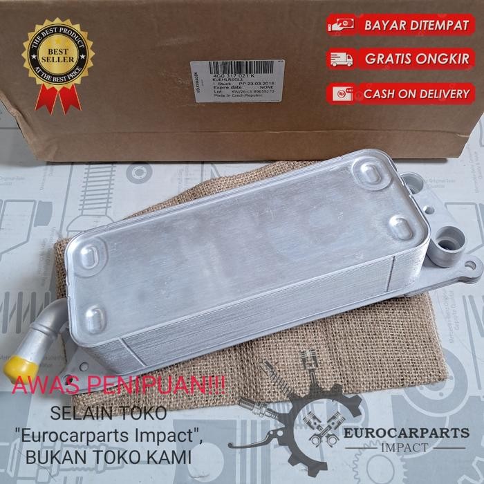 Jual OIL COOLER TRANSMISI ( GEARBOX OIL COOLER ) AUDI A7 4G S6 GENUINE ...