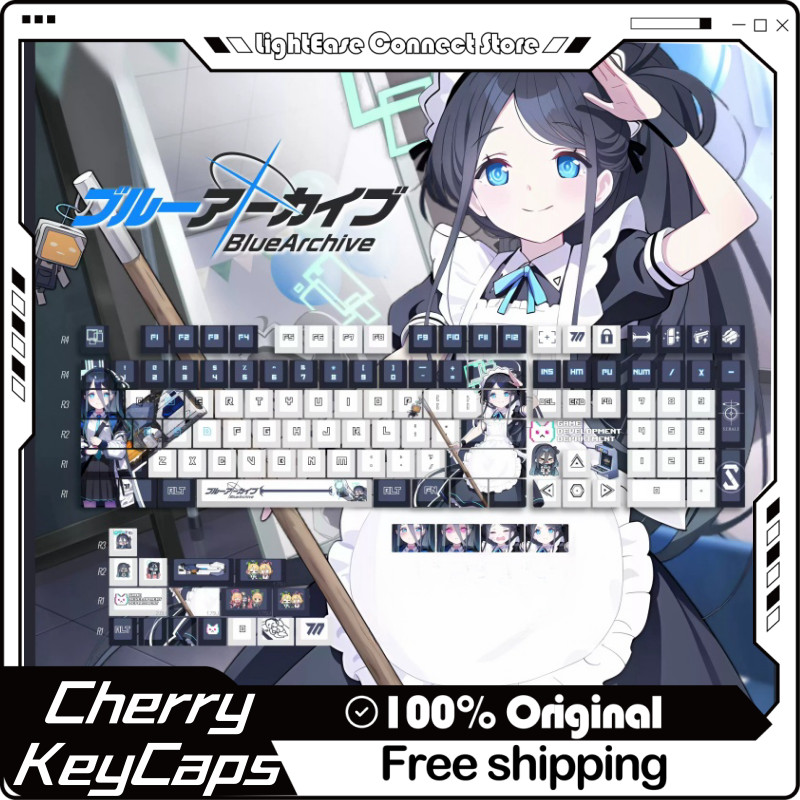 Jual Blue Archive Alice Themed Keycaps 120 Key Pbt Thermal Sublimation ...