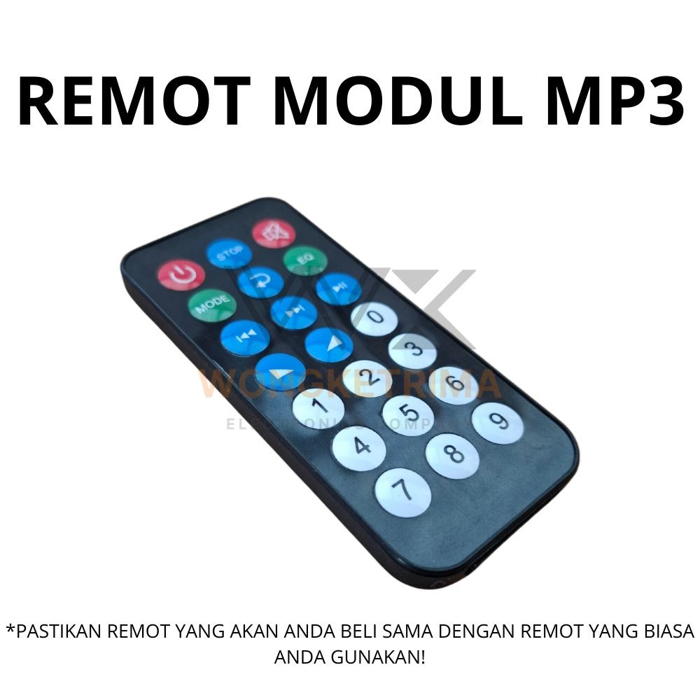 Jual Remot Modul Mp3 Remote Amplifier, Speaker Aktif, Mp3 Player ...