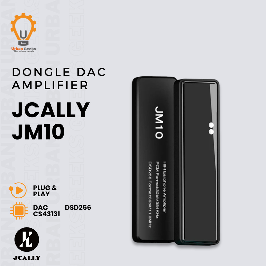 Jual JCALLY JM10 DAC Amplifier CS43131 Hi-Res Audio USB Dongle | DSD256 | Alt JM7 JM6 JA04 ...