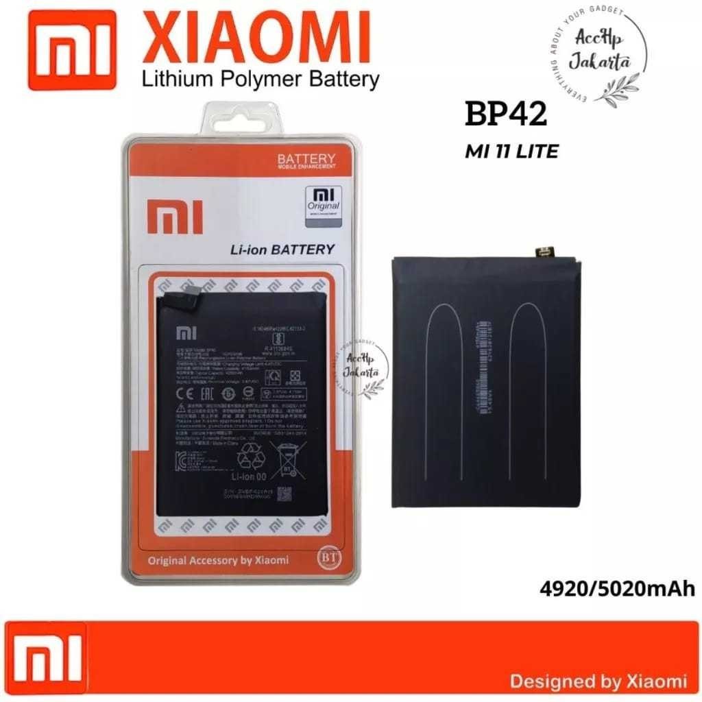 Jual BATERAI BATRE XIAOMI MI 11 LITE BP 42 4150 MAH Xiaomi BP42 Batre ...
