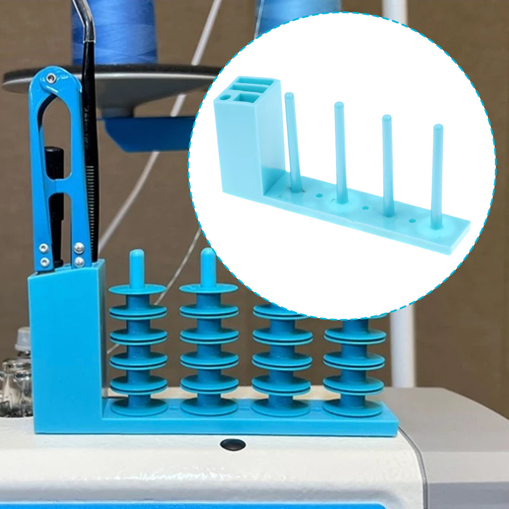 Jual Tempat spul benang Rak Spul Magnet 4 Tiang Organizer Mesin Jahit ...