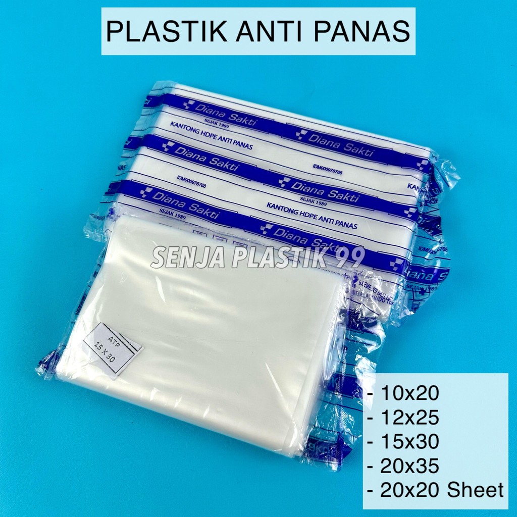 Jual Plastik HD Anti Panas 10x20 12x25 15x30 20x35 20x20 / ATP Kantong ...