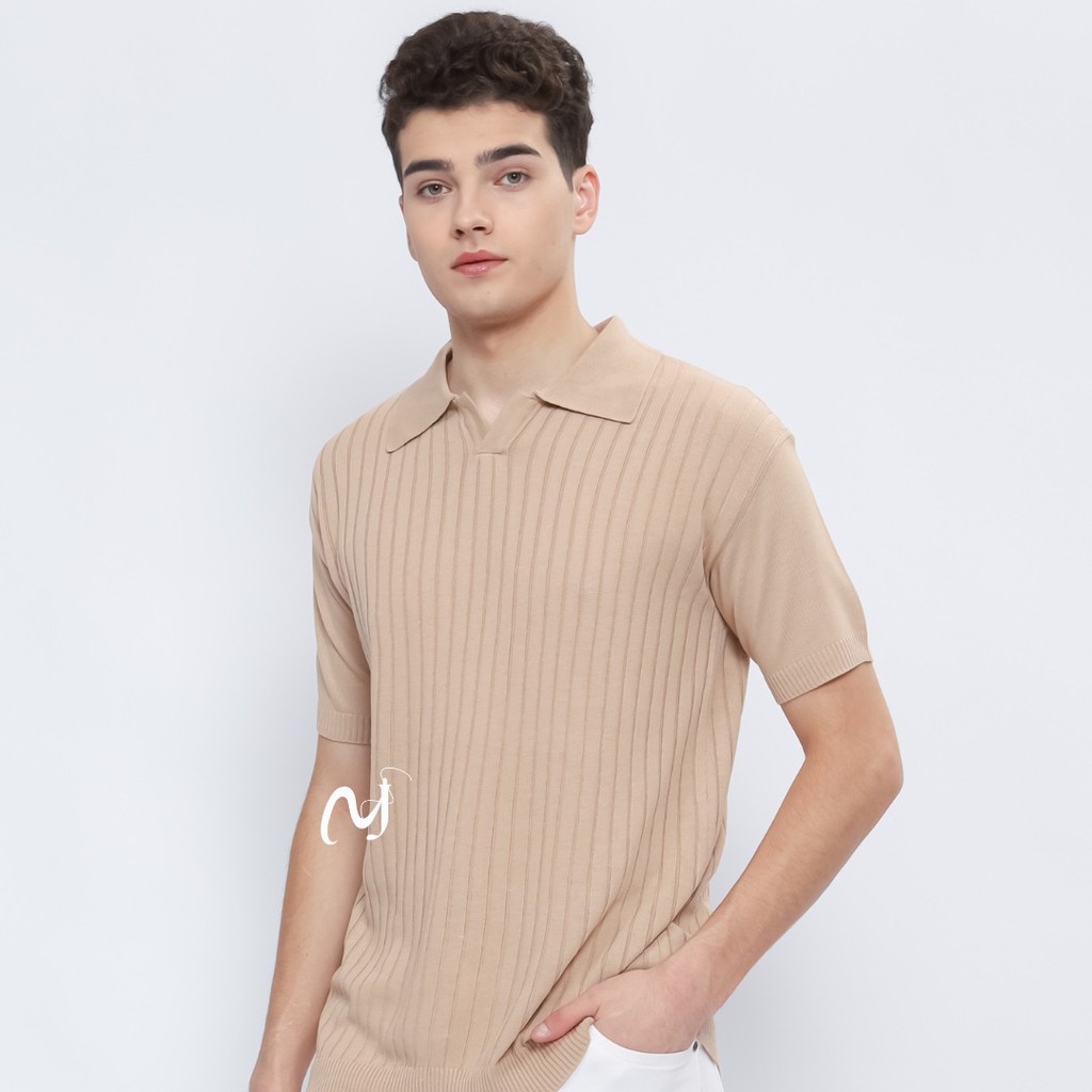 Jual Leo Polo Shirt Polo Knit Pria Berkerah | Shopee Indonesia
