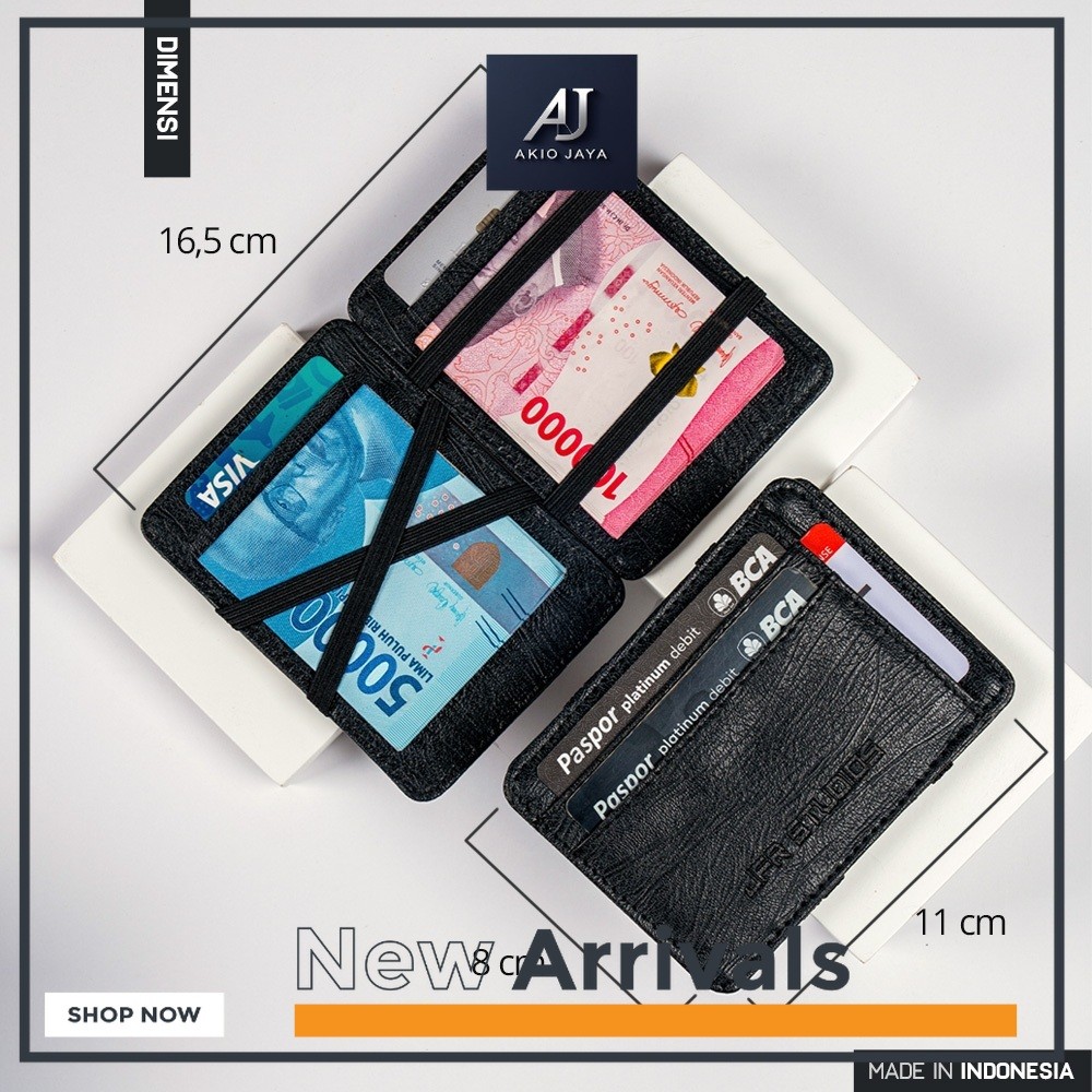 Jual JFR Flip Magic Wallet - Dompet Kartu Bahan Kulit Premium CH05 ...