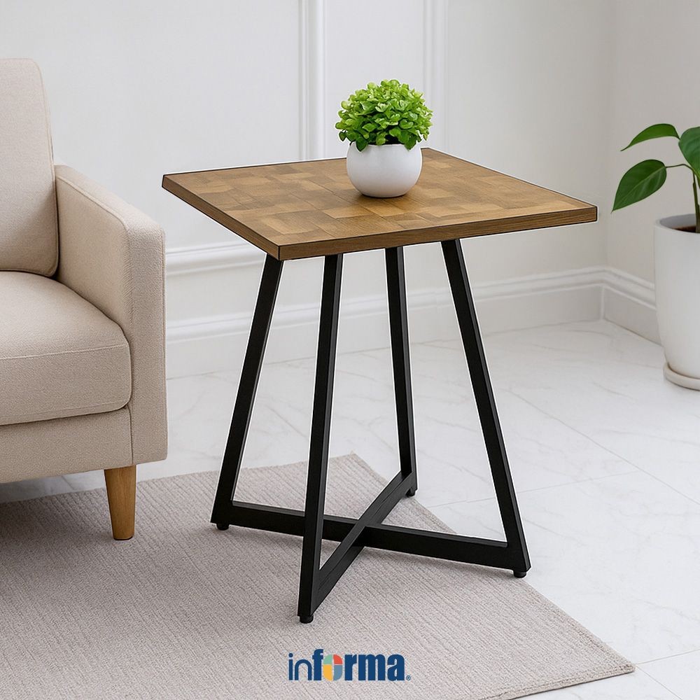 Jual Informa Manford x Meja Tamu 60x60x75 cm - Cokelat Coffee Table ...