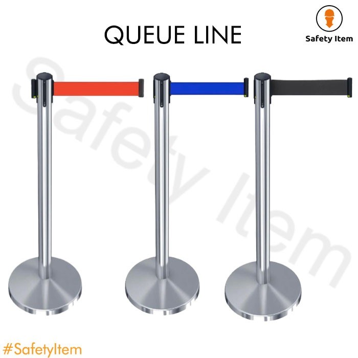 Jual Tiang Antrian / Queue Line Separator Stainless | Shopee Indonesia