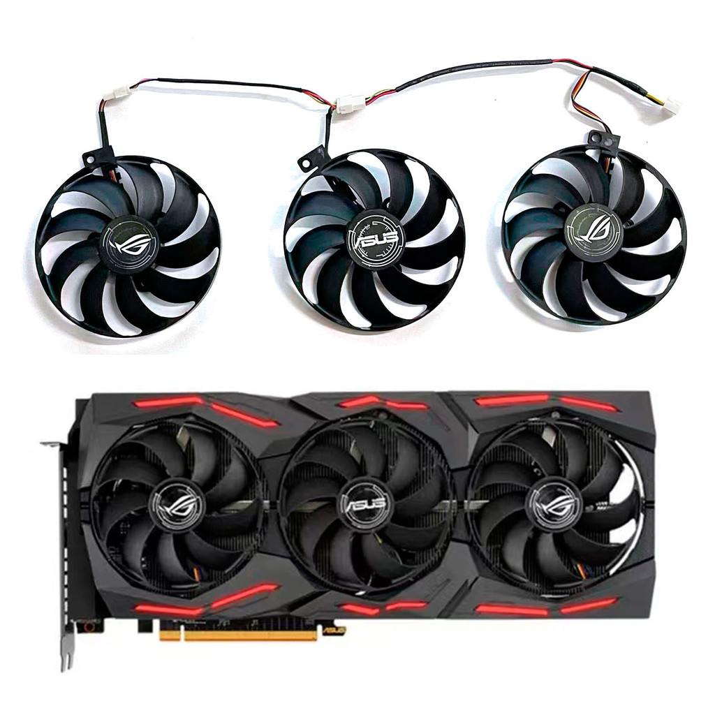 Jual T129215SU 7Pin GPU Card Cooler Fans For ASUS ROG STRIX-GeForce RTX ...