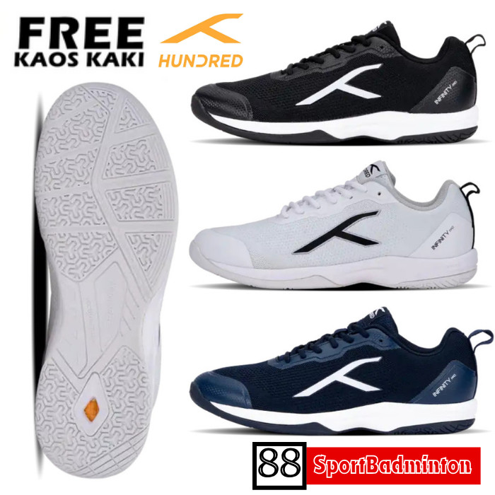 Jual Hundred INFINITY PRO HBFS-3M003 Badminton Shoes - Sepatu Badminton Original Hundred ...