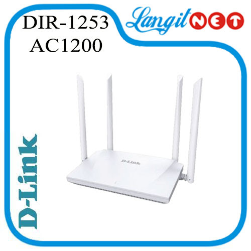 Jual DLINK DIR 1253 AC1200 MU-MIMO Wi-Fi Gigabit Router White | Shopee Indonesia