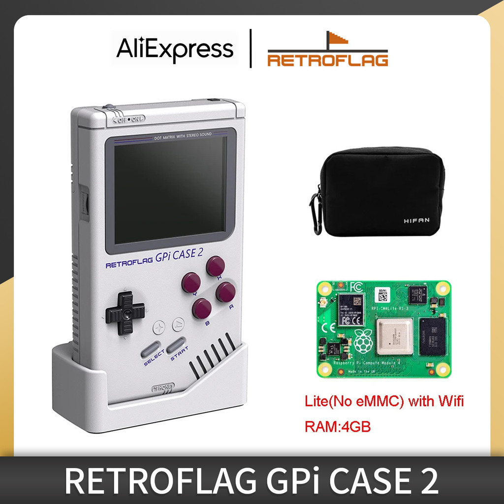 Jual Retroflag GPi Case 2 with Rechargable Battery 3.0 inch LCD for ...