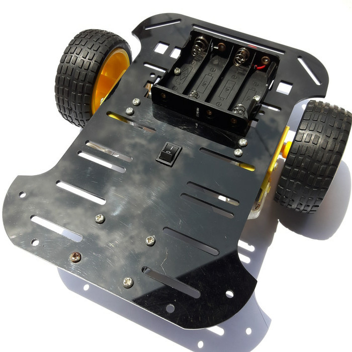 Jual RJ3 Robot Smart Car Chassis DIY Kit Rangka mobil pintar Arduinoo ...