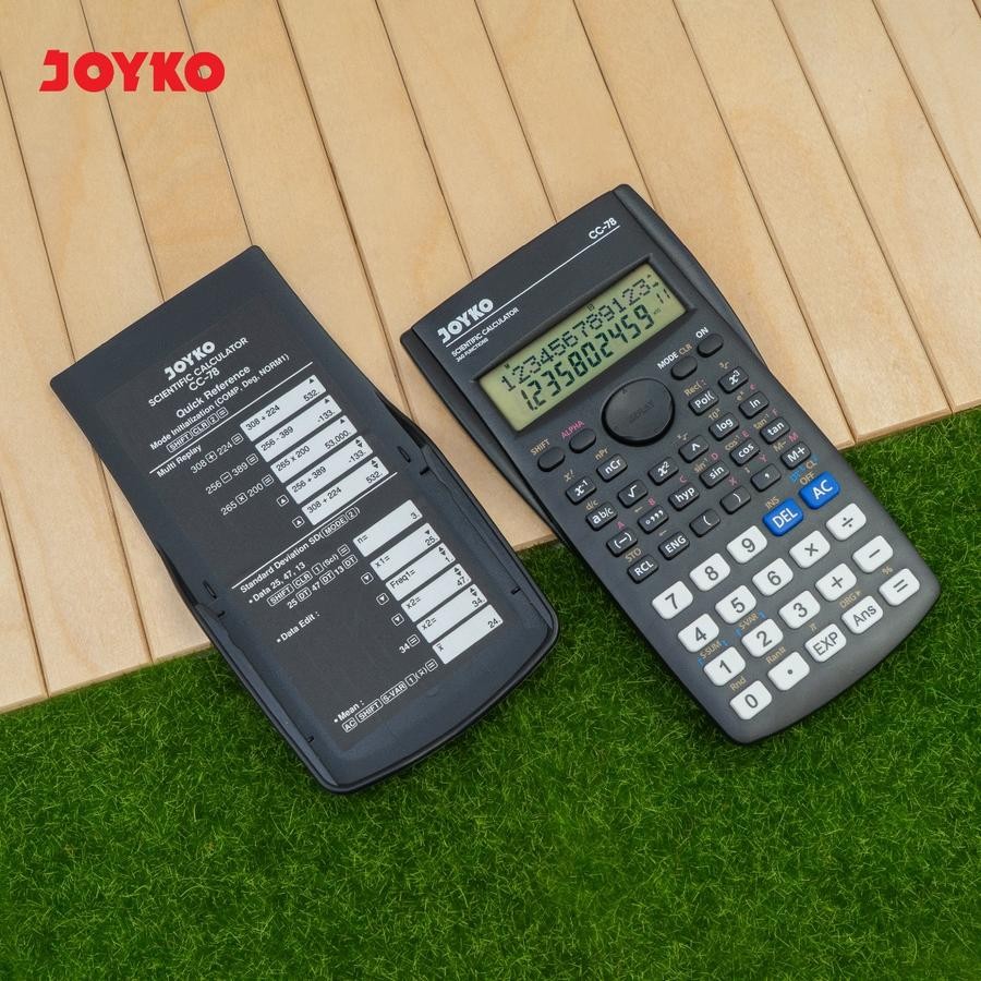 Jual JOYKO CC 78 Kalkulator Ilmiah 240 Func Scientific Calculator CC78 Big Display | Shopee ...