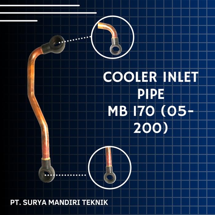 Jual COOLER INLET PIPE MB170 05-200A (O 22mm) | Shopee Indonesia