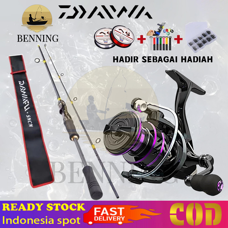 Jual 【#7 Buah Set#】BENNING satu set reel pancing Reel Pancing Murah Kuat Power 1.65M/1.8M/2.1M ...
