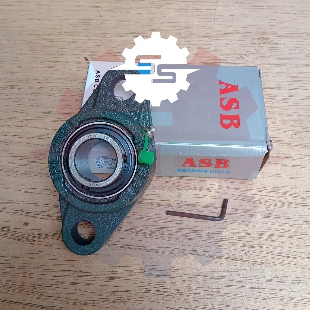 Jual Pillow Block Bearing UCFL 205 ASB Diameter As (25mm) | Shopee Indonesia