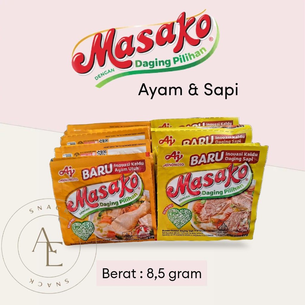 Jual Bumbu Masak Masako dengan daging pilihan dari Ajinomoto kemasan ...