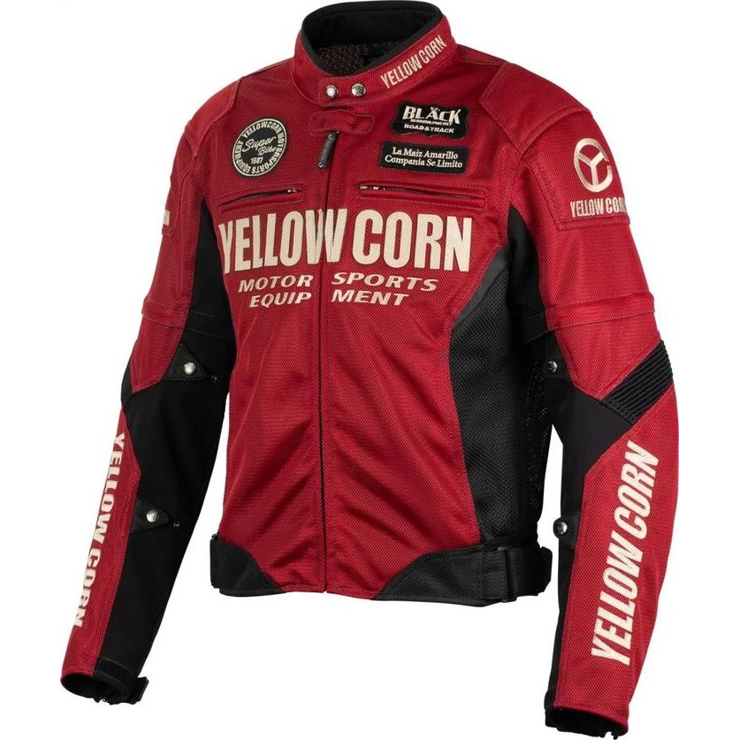 Jual Jaket Motor - Yellow Corn YB 5102 Red Jacket Original | Shopee ...