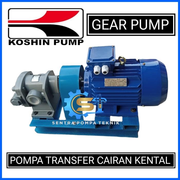 Jual GEAR PUMP KOSHIN GL 20-5 29LPM MOTOR 1HP 380V 3PHASE ORIGINAL | Shopee Indonesia