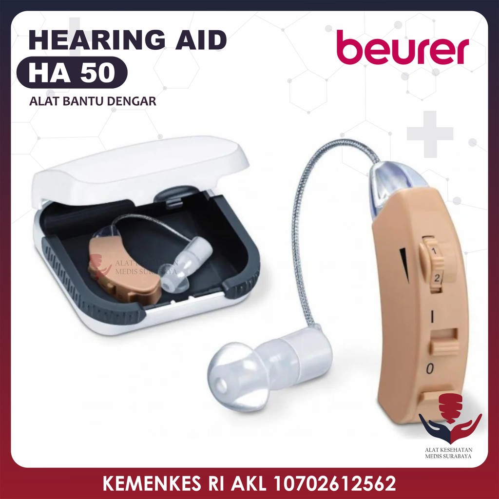 Jual Hearing Aid HA 50 Alat Bantu Dengar Pendengaran Mini Kecil HA50 ...