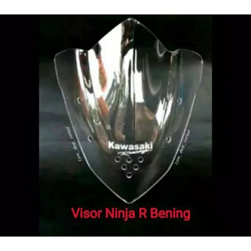 Jual Visor Ninja R – Windshield Ninja 150 R New – Mika Tebal PNP ...
