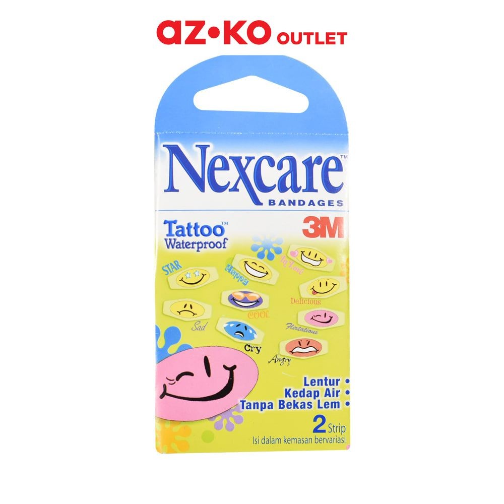 Jual Nextcare Plester Luka Tahan Air Tattoo Band Aid Medical Plaster ...