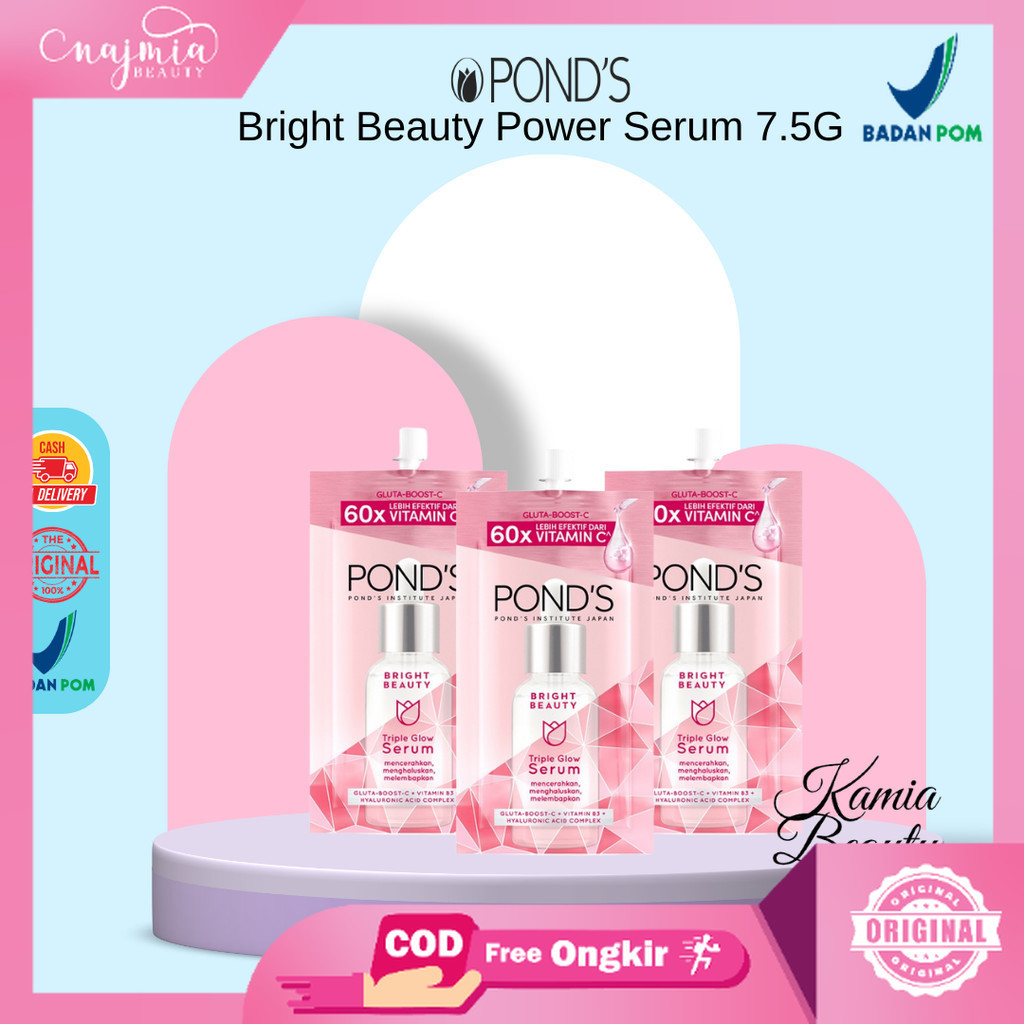 Jual Najmia 3 (Beli 2 lbh murah) Ponds Bright Beauty Power Serum 7.5G ...